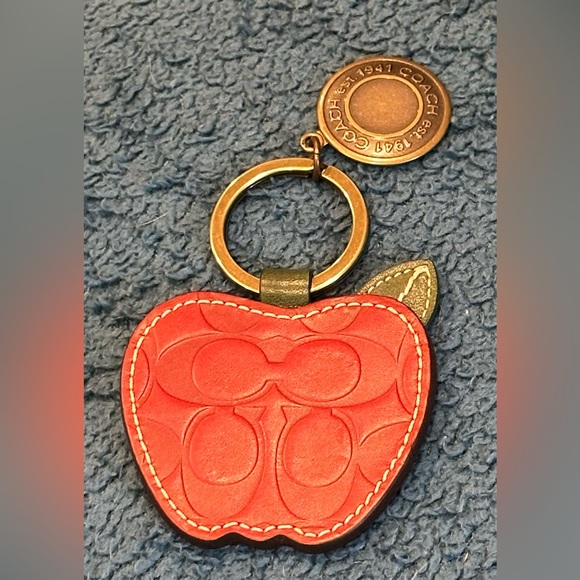 Coach | Accessories | Vintage Coach Red Apple Keychain | Poshmark